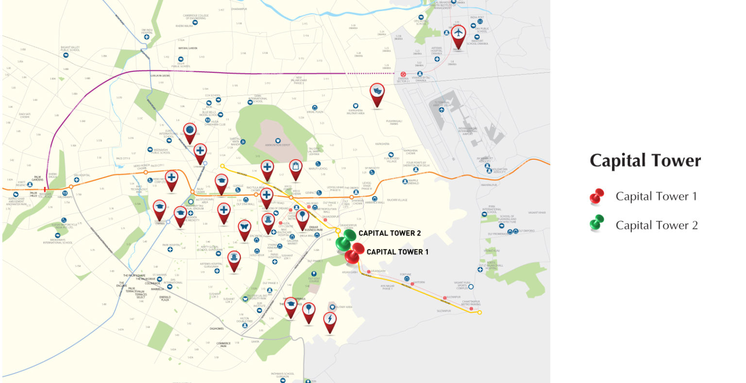 Capital Towers, Gurugram - Emaar Properties PJSC - Emaar India